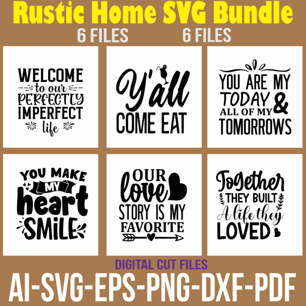 Rustic Home SVG Bundle - MasterBundles