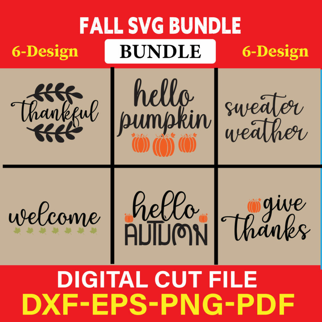 Fall SVG, Fall SVG Bundle, Autumn Svg, Thanksgiving Svg, Fall Svg ...