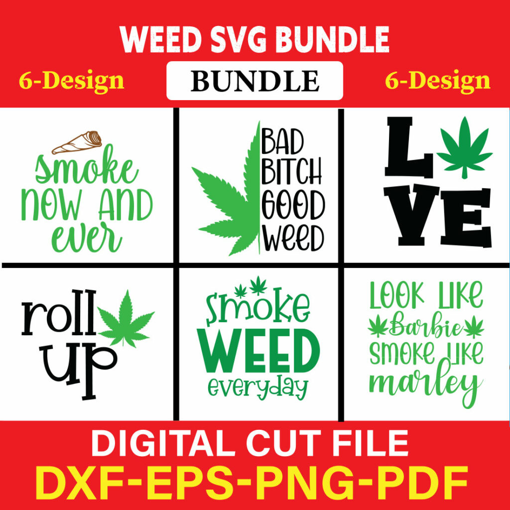 Weed T-shirt Design Bundle Vol-2 - MasterBundles