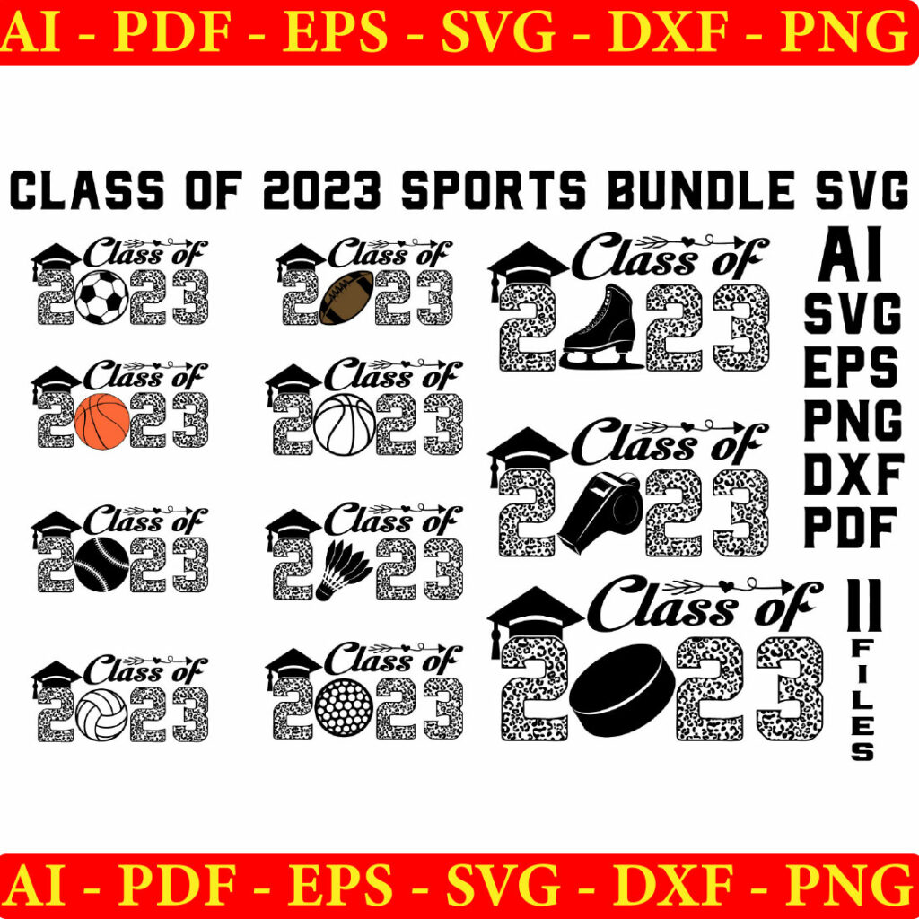 Class Of 2023 Sports Bundle Svg - MasterBundles
