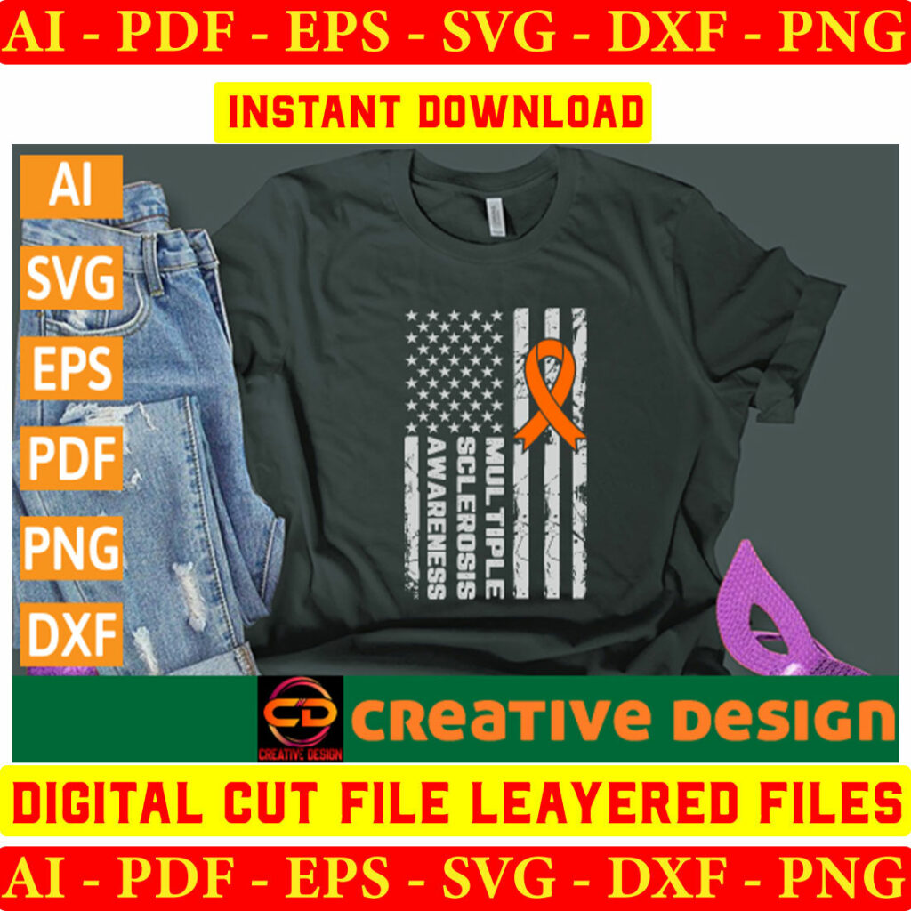 Multiple Sclerosis Awareness SVG Files Vol-02 - MasterBundles