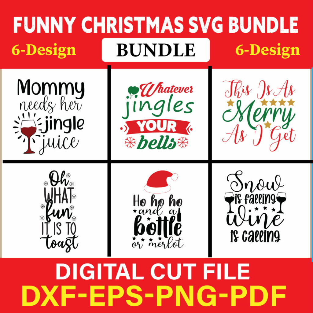 Christmas SVG Bundle / Funny Christmas SVG / Cut File Vol-04 ...