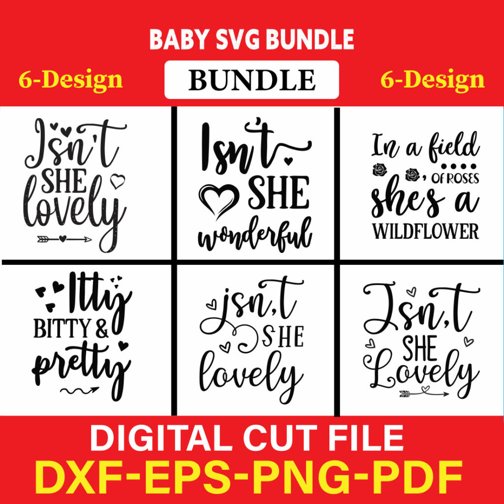 Baby T-shirt Design Bundle Vol-5 - MasterBundles