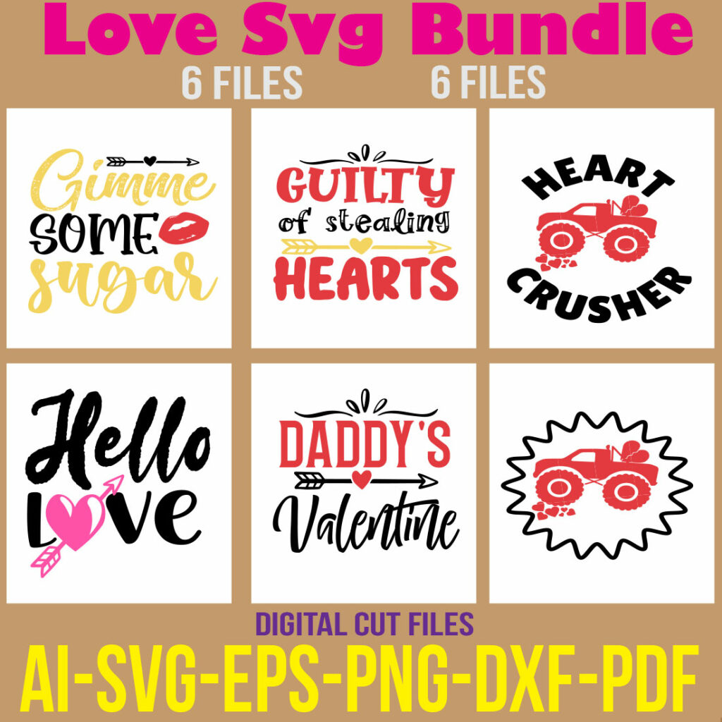 Love SVG Bundle - MasterBundles