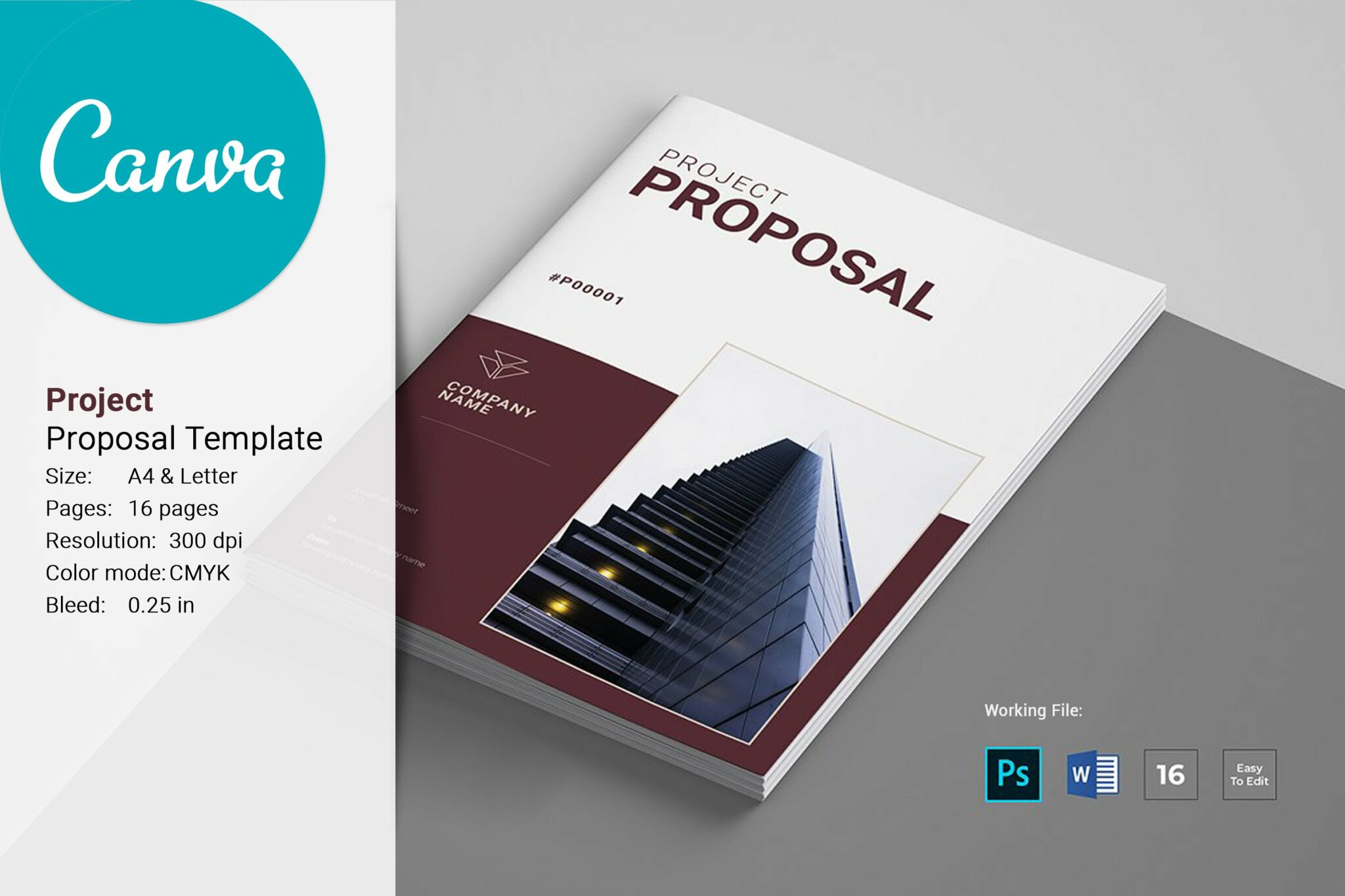 Proposal Brochure Template – MasterBundles