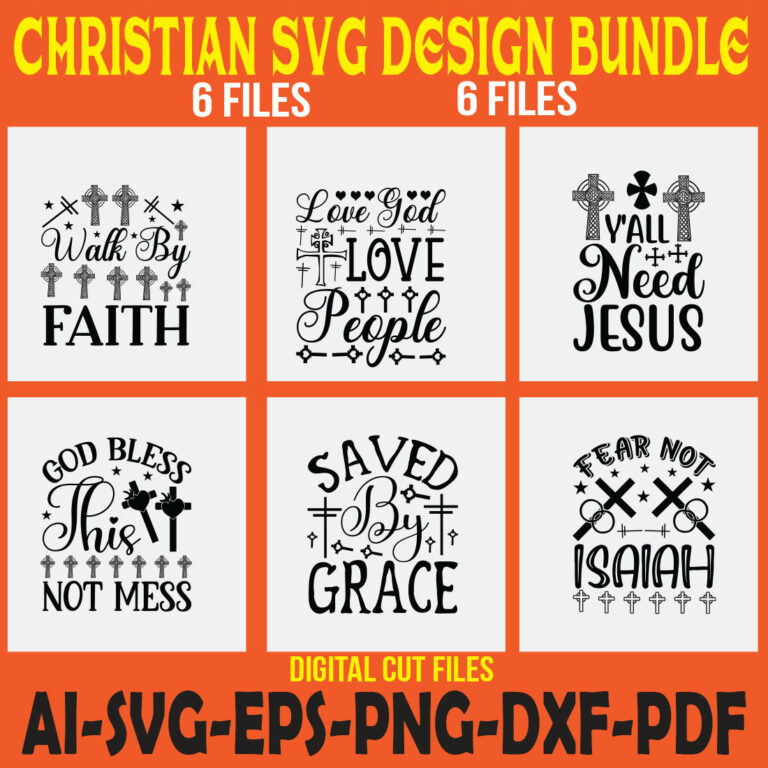 Christian Svg Design Bundle - MasterBundles