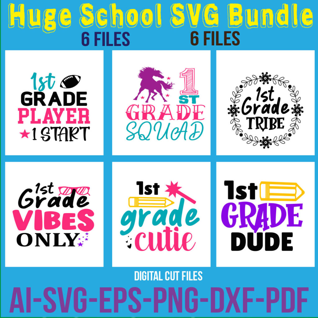Huge School SVG Bundle - MasterBundles
