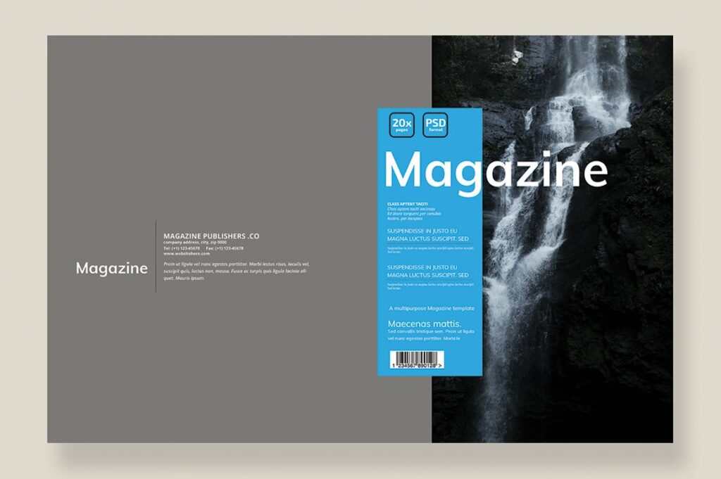 Magazine Template 09 – MasterBundles