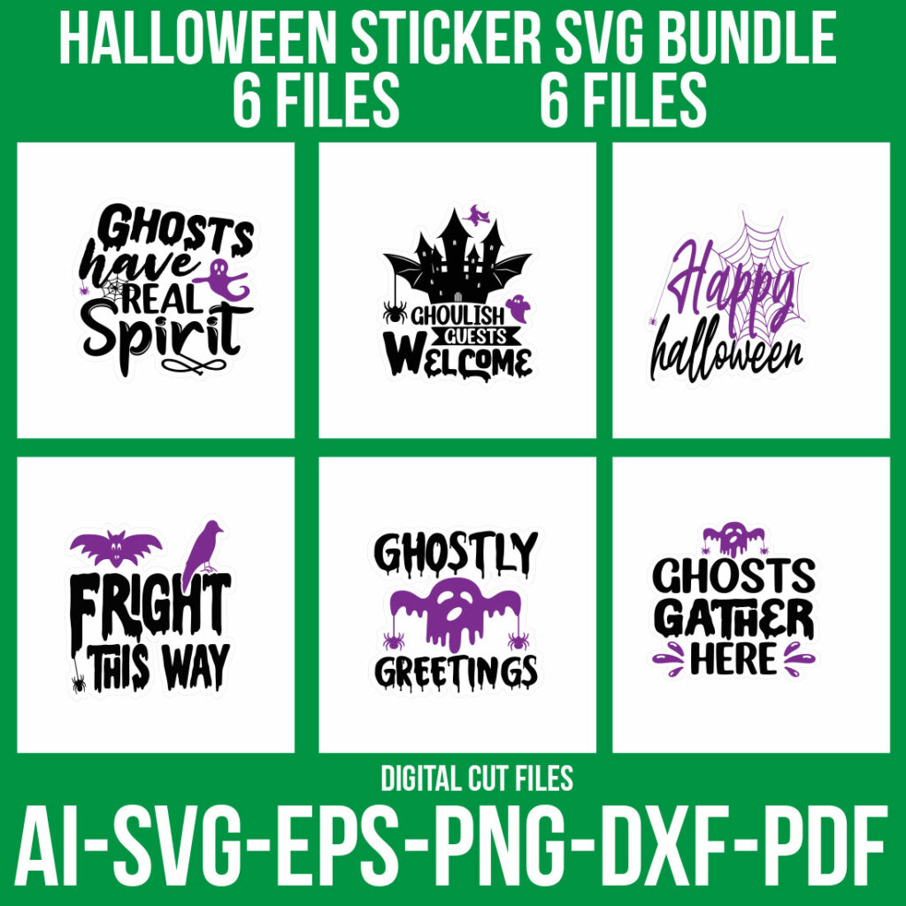 Halloween Sticker SVG Bundle - MasterBundles