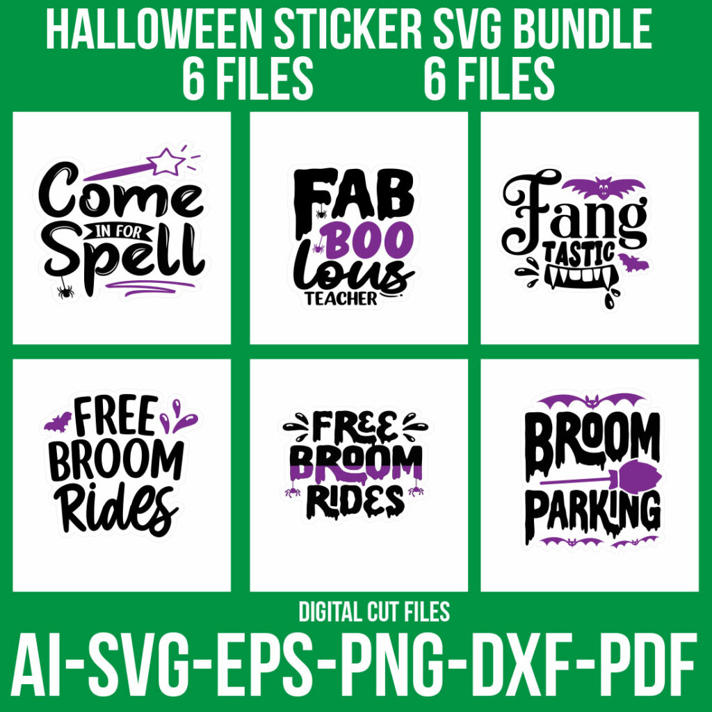 Halloween Sticker SVG Bundle - MasterBundles