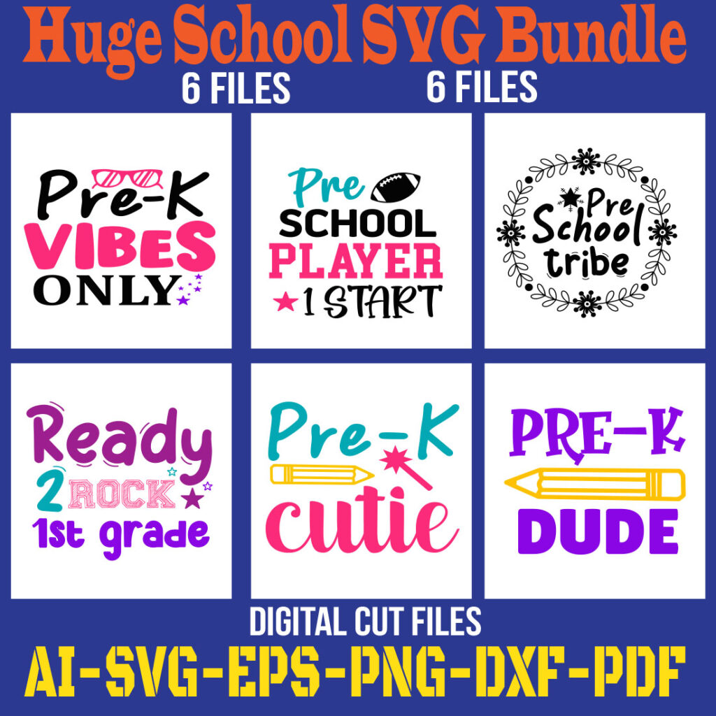 Huge School SVG Bundle - MasterBundles