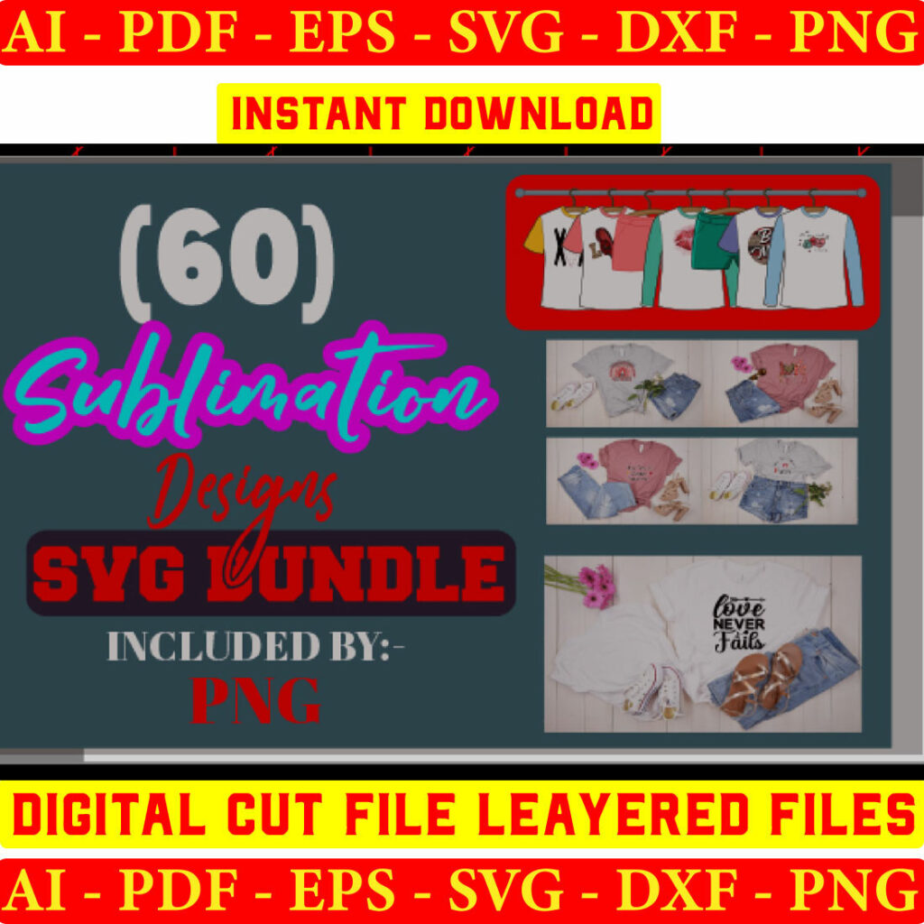 Valentines Sublimation Svg Bundles Vol-11 - MasterBundles