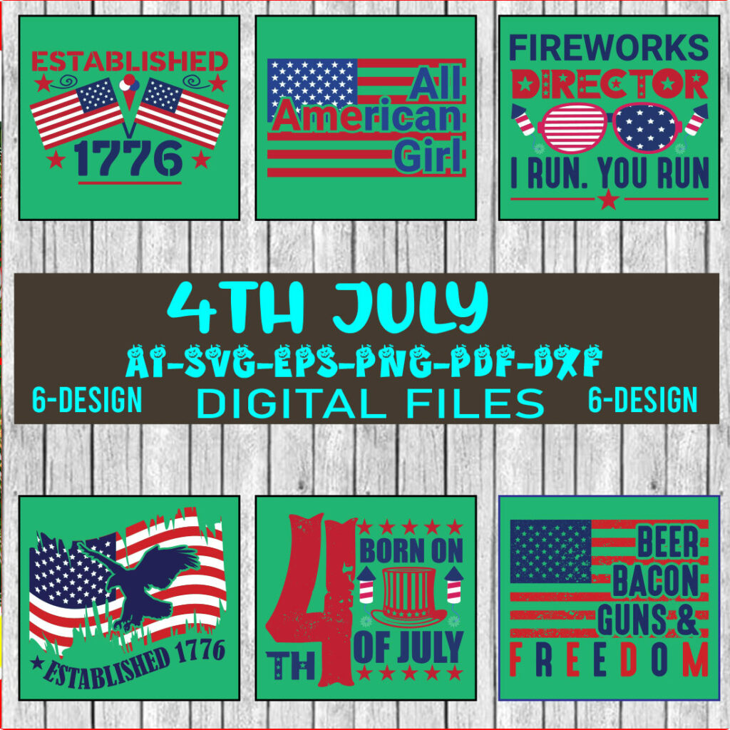 4th July SVG Bundle, 4th Of July Bundle Svg, Clipart Svg File for ...