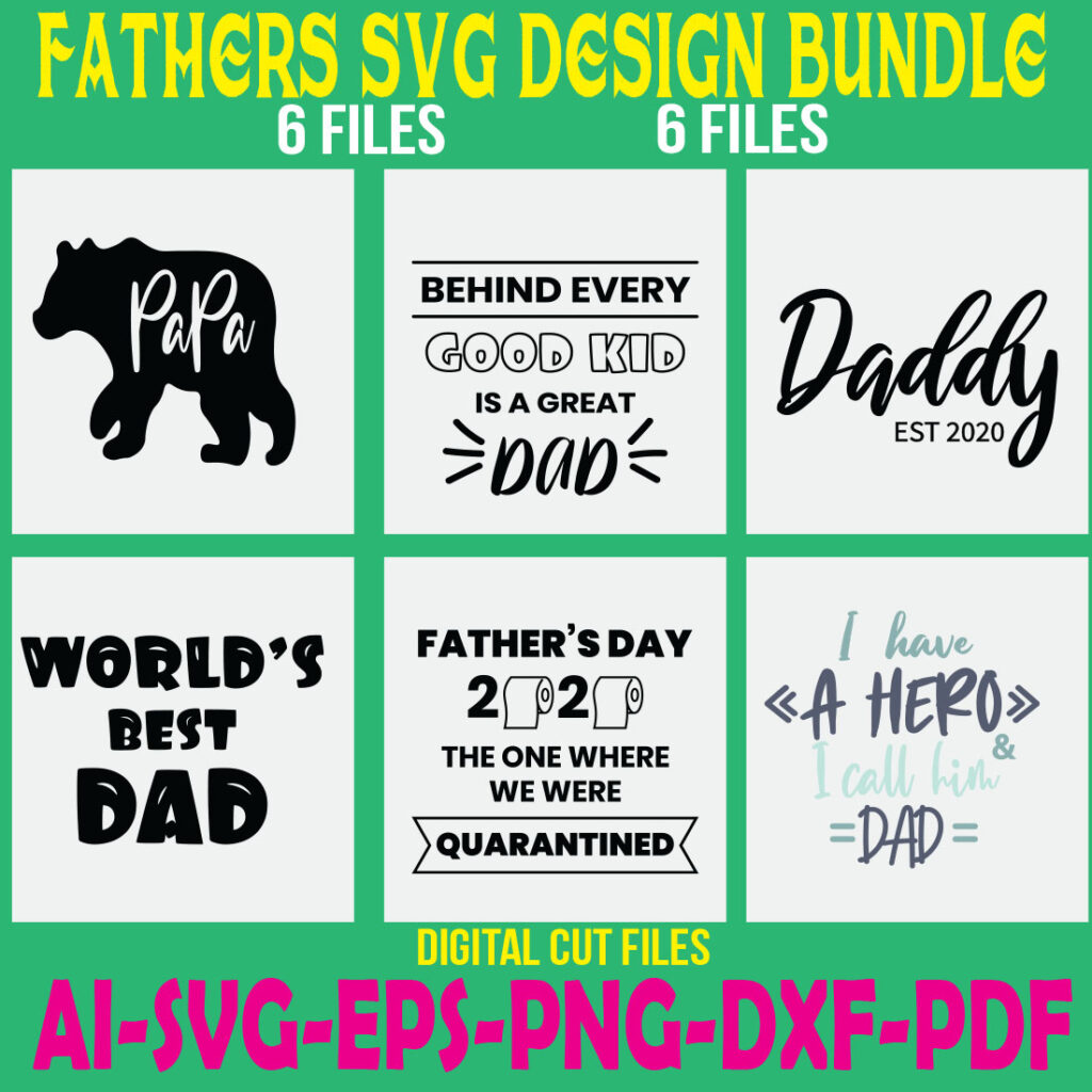 Fathers SVG Design Bundle - MasterBundles
