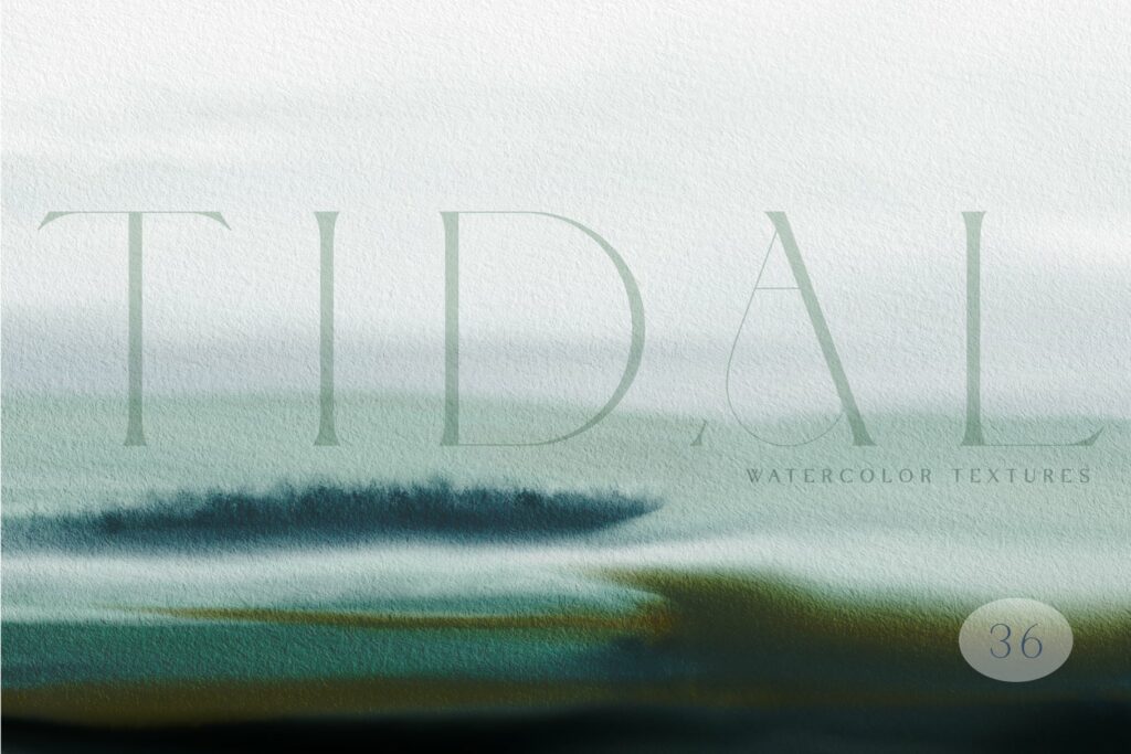 Tidal - Watercolor Textures – MasterBundles