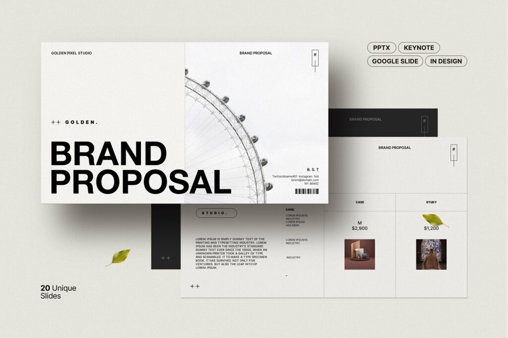 Brand Proposal Template – MasterBundles