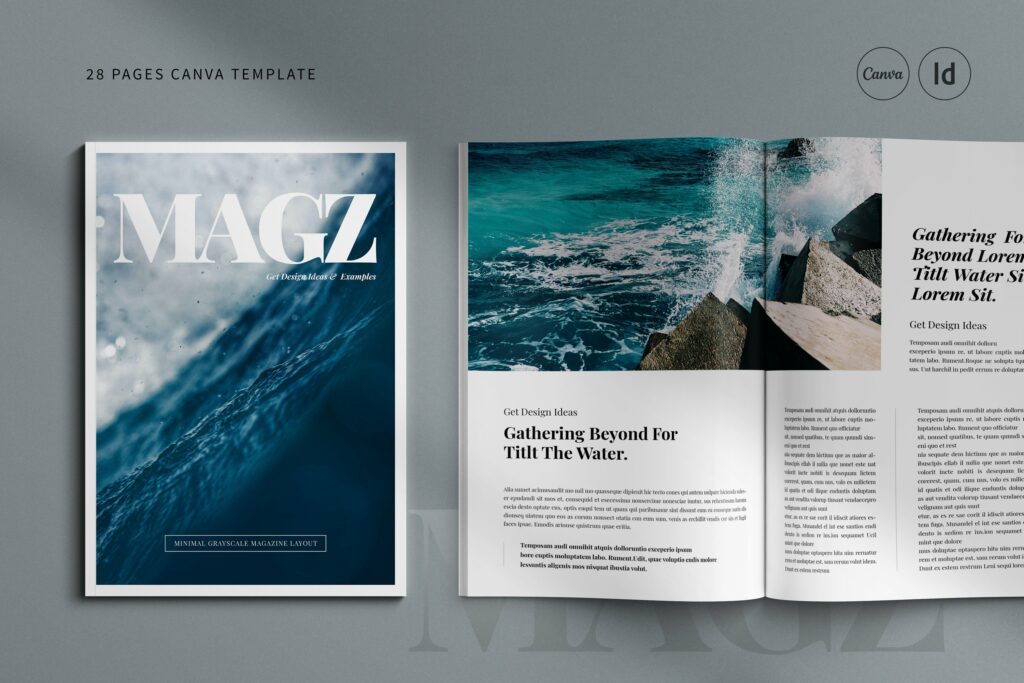 Canva Magazine Template – MasterBundles