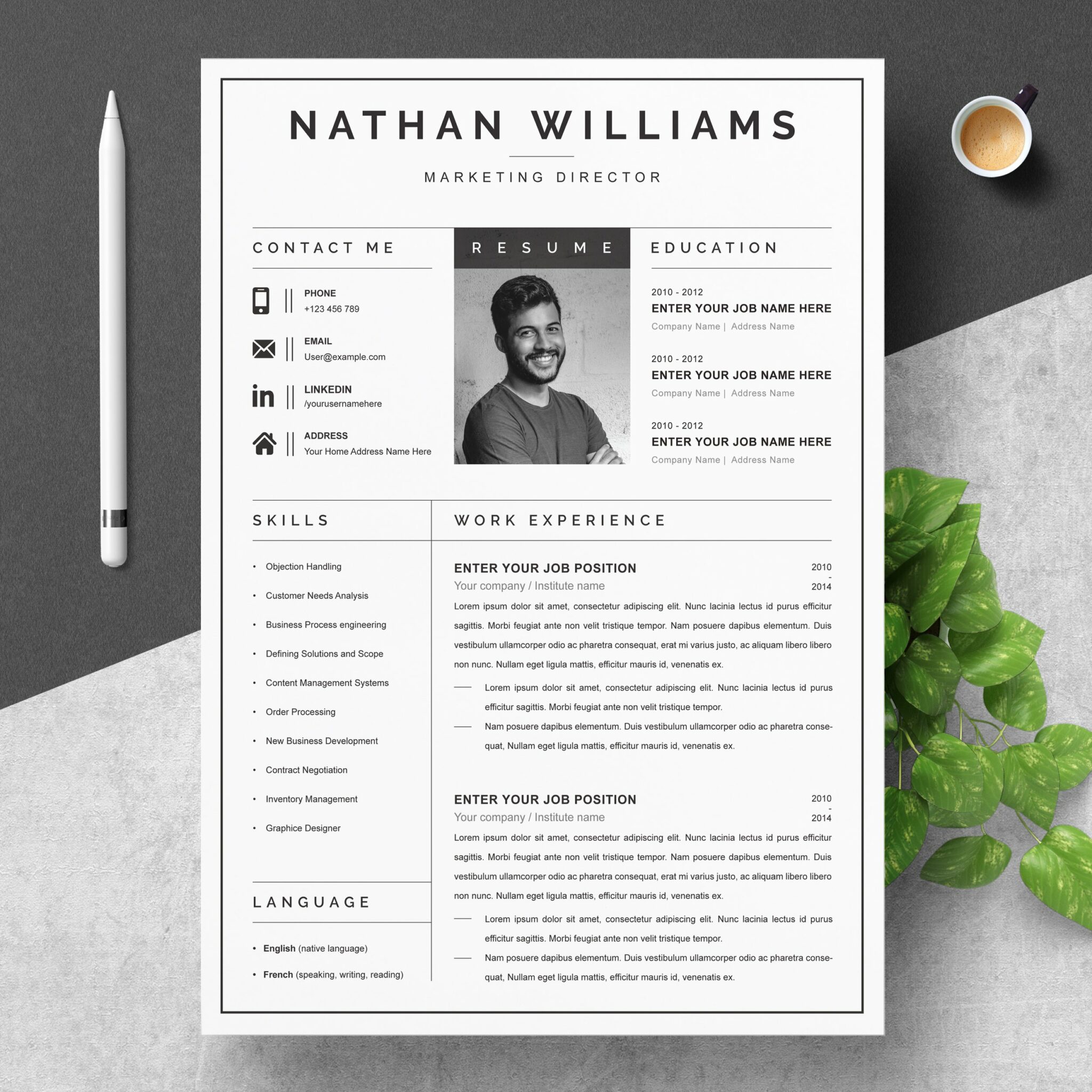 New CV Template Download – MasterBundles