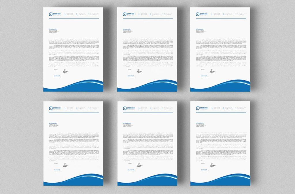 Corporate Letterhead 10 with MS Word – MasterBundles