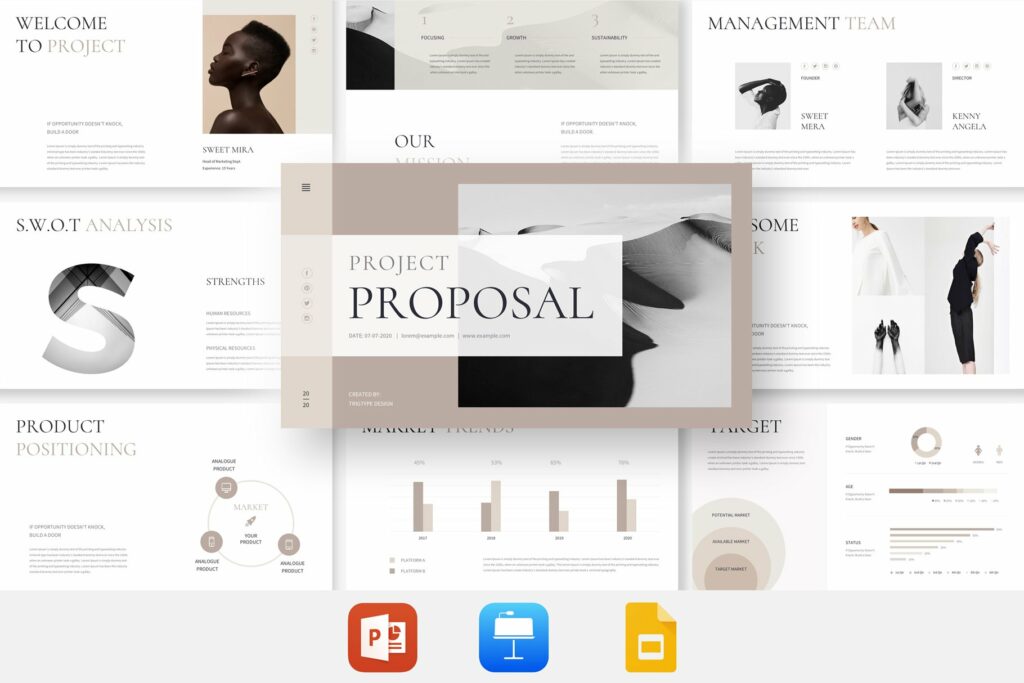 Project Proposal PowerPoint Template – MasterBundles