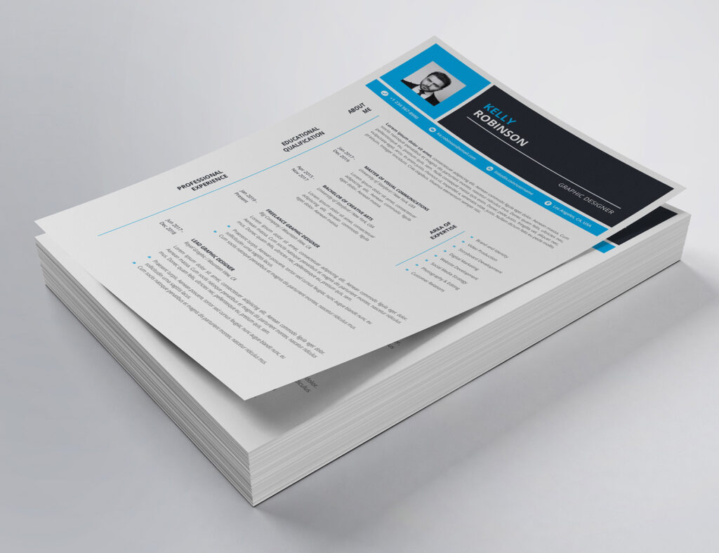 Clean Resume/CV Template - MasterBundles