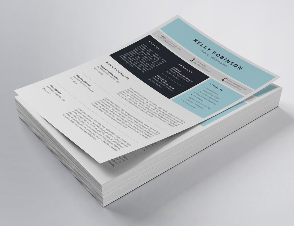 Professional Resume/CV Template - MasterBundles