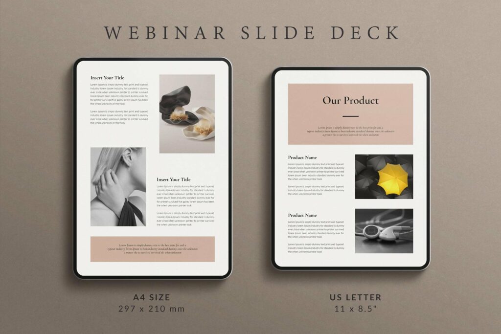 Webinar Slide Deck Template – MasterBundles