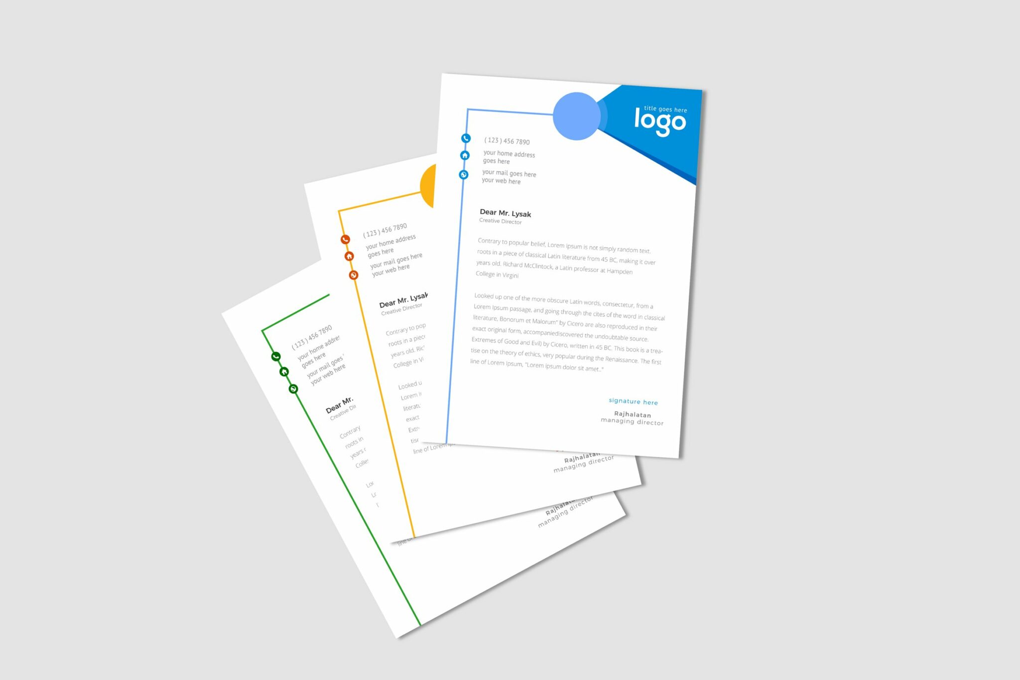 Letter Head – MasterBundles