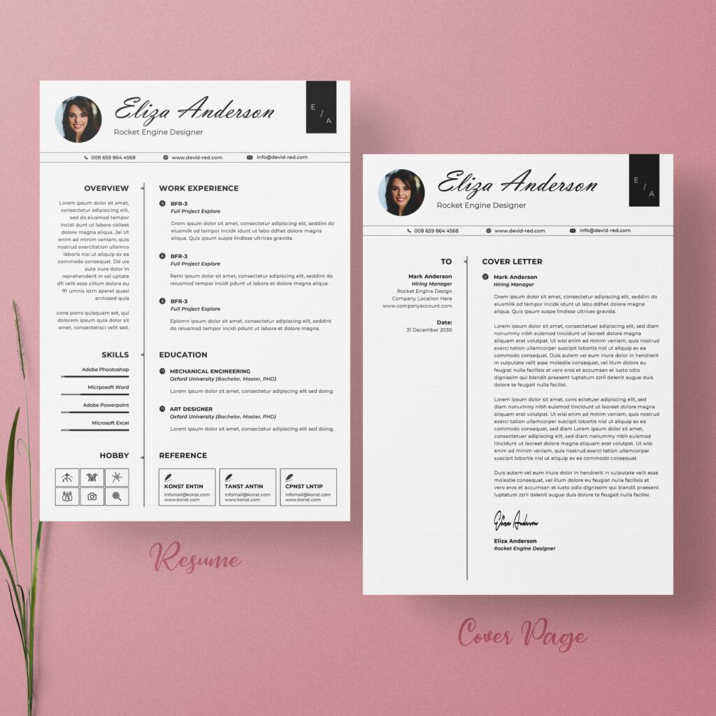 Resume/CV Word – MasterBundles