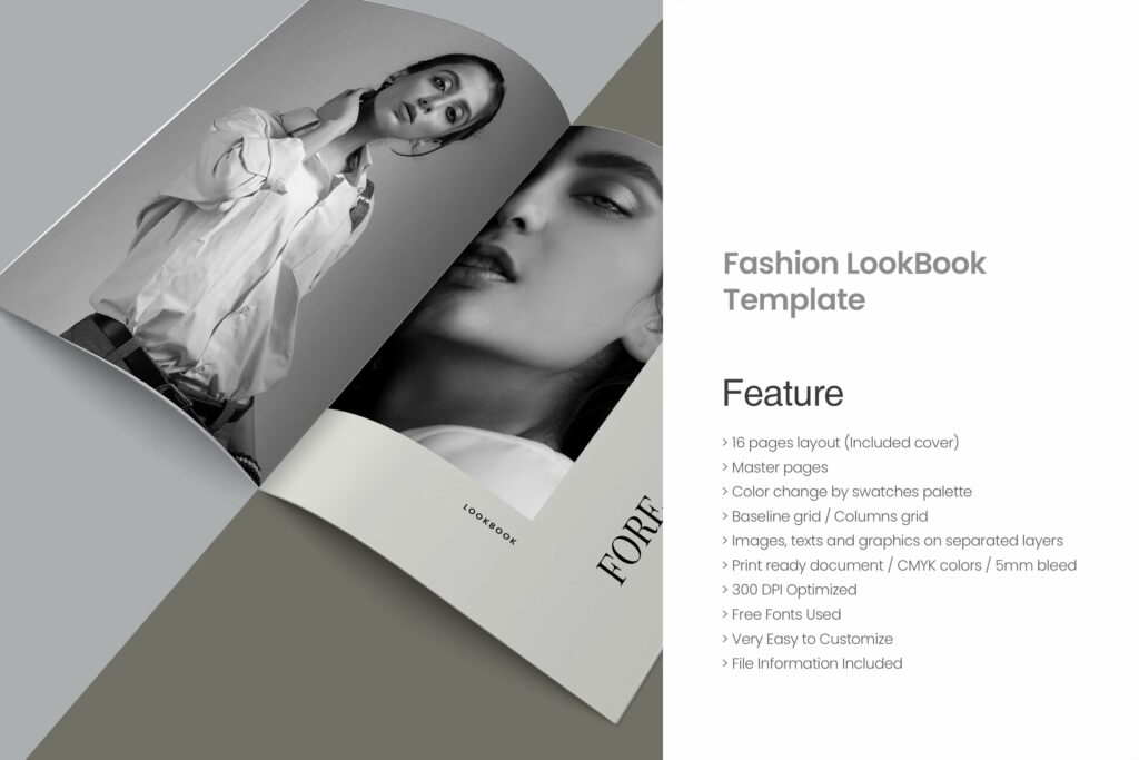 Fashion LookBook Template – MasterBundles