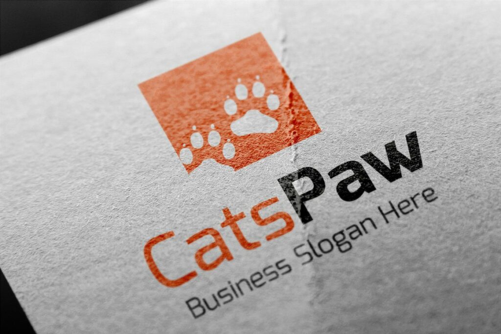 Cats Paw Style Logo – MasterBundles