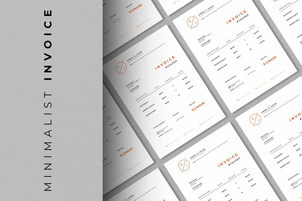 Minimalist Invoice – MasterBundles
