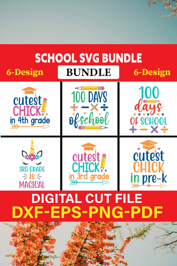 School svg bundle T-shirt Design Bundle Vol-2 - MasterBundles