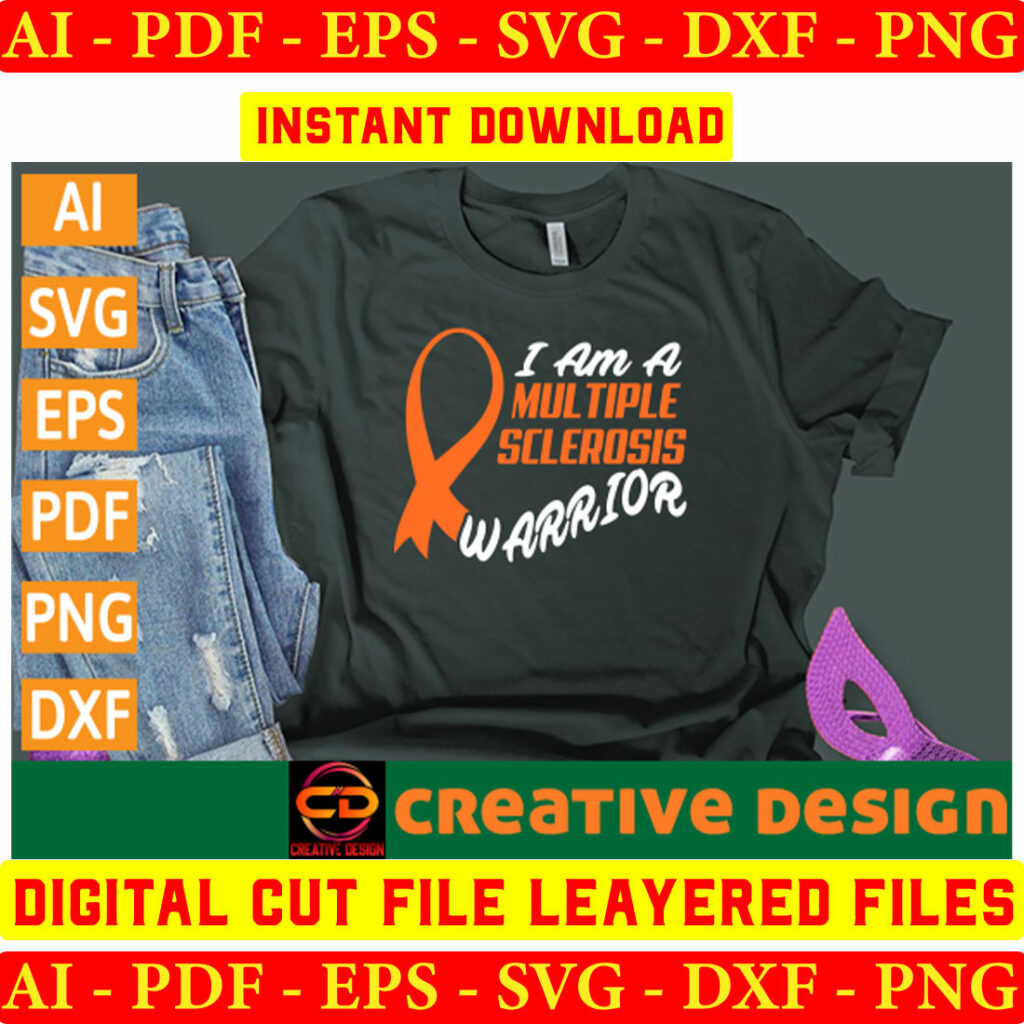 Multiple Sclerosis Awareness SVG Files Vol-03 - MasterBundles