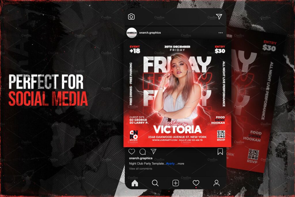 Night Club Party Template – MasterBundles