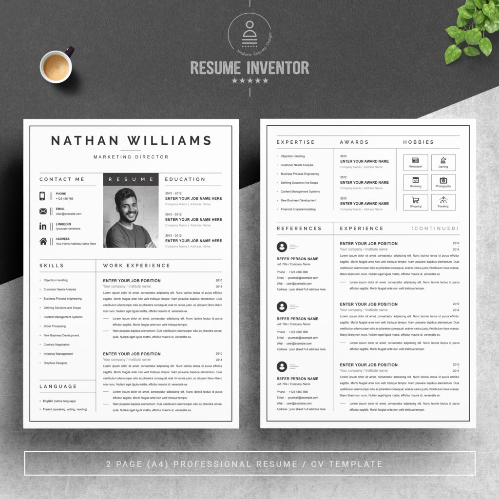 New CV Template Download – MasterBundles