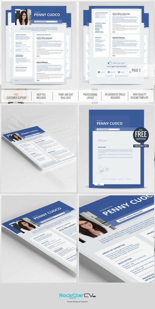 Facebook Timeline Resume Template – MasterBundles