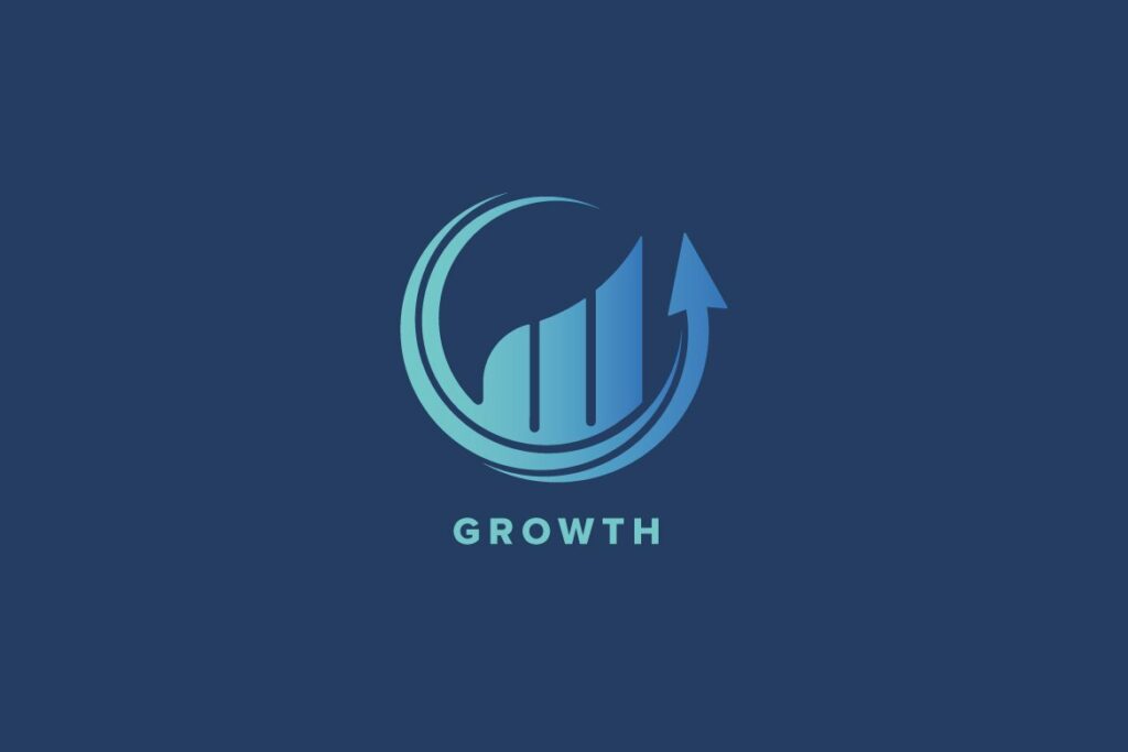 Growth Logo Template – MasterBundles