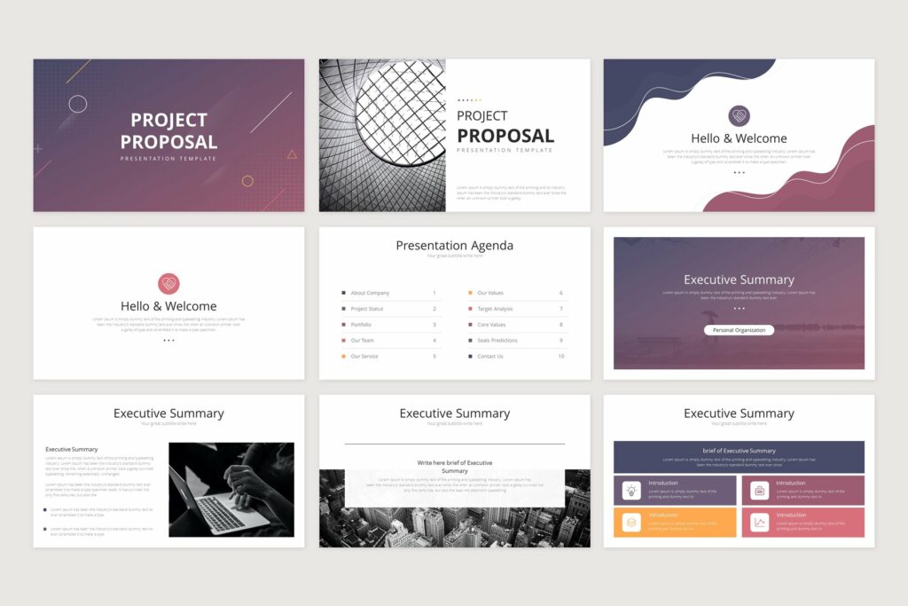 Project Proposal Google Slides – MasterBundles