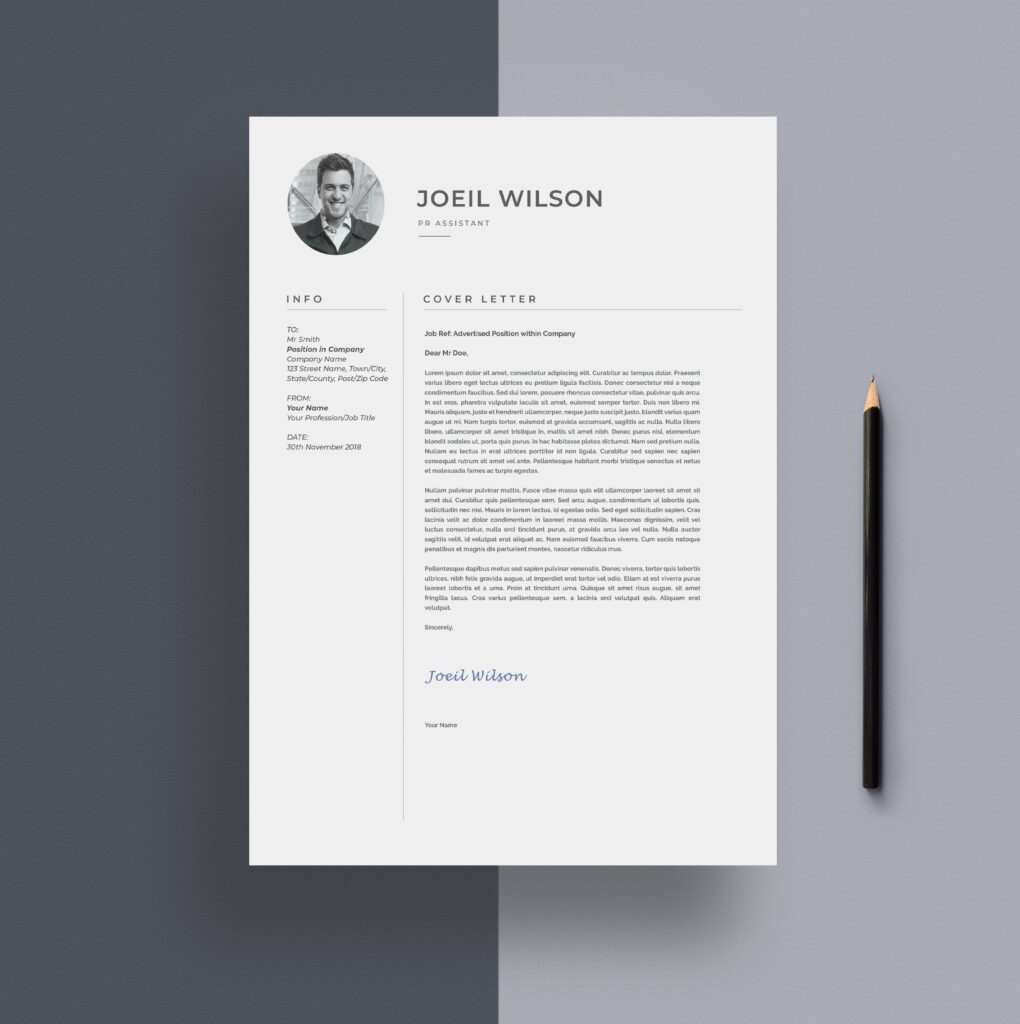 Word Resume & Cover Letter Template – MasterBundles