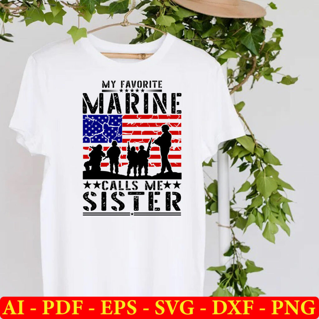 8 Proud Marine Family Day T-shirt SVG Bundle Vol-01 - MasterBundles