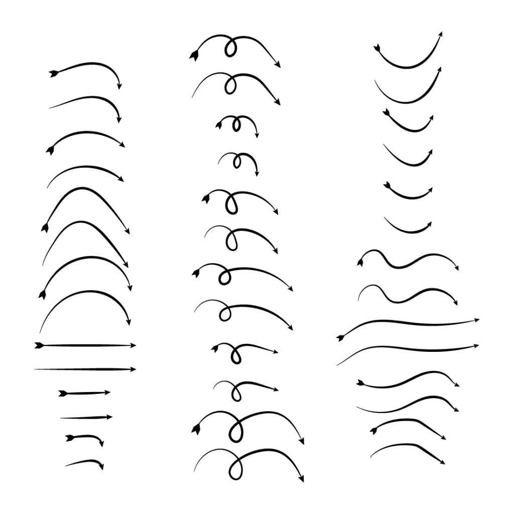 Line Arrow Icon Collection - MasterBundles