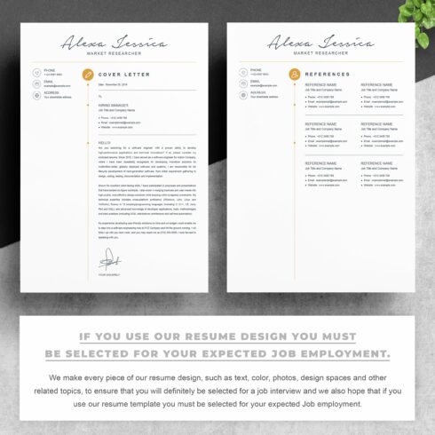 Modern and Clean Resume Template – MasterBundles