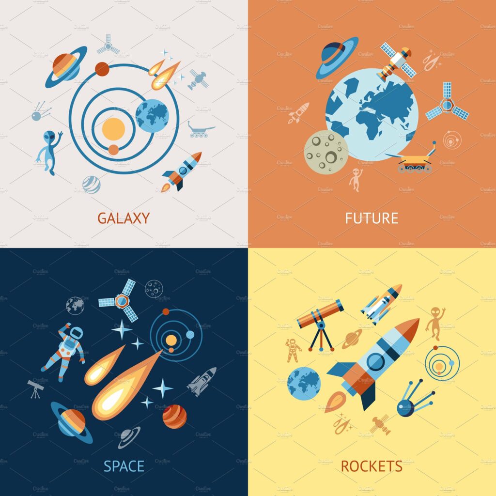 Bundle of 10 cosmos infographics – MasterBundles