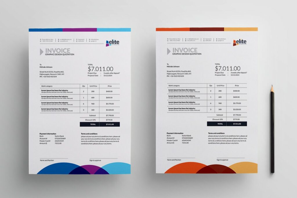 MS Word Invoice Template – MasterBundles