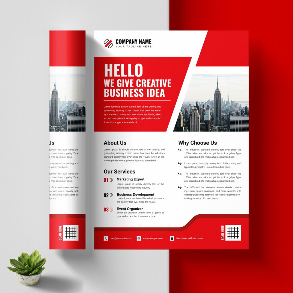 Creative Flyer Template Design – MasterBundles