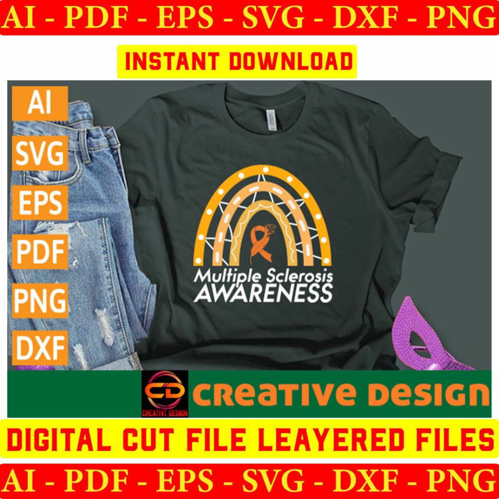Multiple Sclerosis Awareness SVG Files Vol-02 - MasterBundles