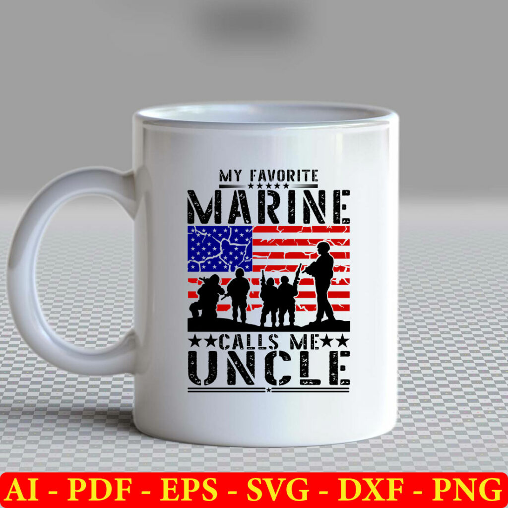 8 Proud Marine Family Day T-shirt SVG Bundle Vol-01 - MasterBundles