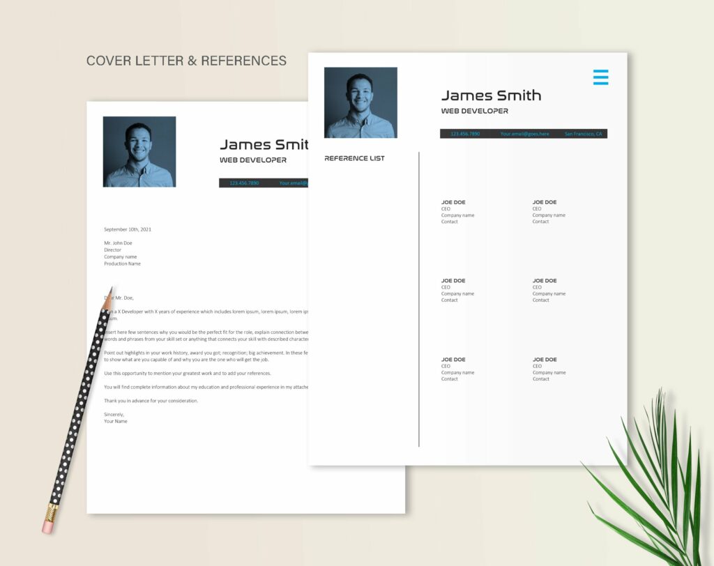 Developer | Engineer Resume Template – MasterBundles