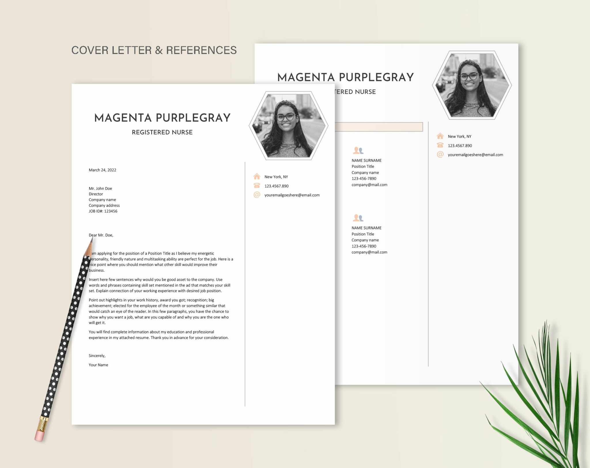 Medical Resume Template Word – MasterBundles